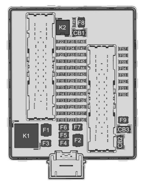 2024 Chevrolet Blazer fuse box diagram - StartMyCar