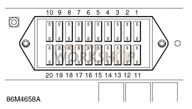 1999 Land Rover Defender fuse box diagram - StartMyCar