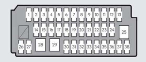 2014 Lexus ES fuse box diagram - StartMyCar