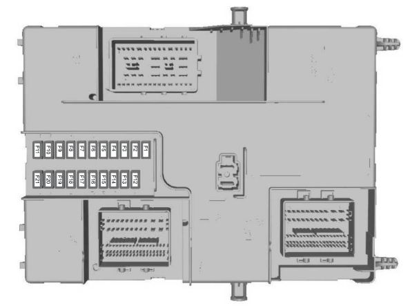 2022 2.0l Diesel Ford Transit Custom fuse box diagram - StartMyCar