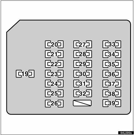 2001 Lexus LS 430 fuse box diagram - StartMyCar