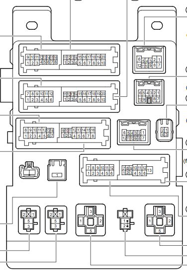 2007 Lexus RX 350 fuse box diagram - StartMyCar