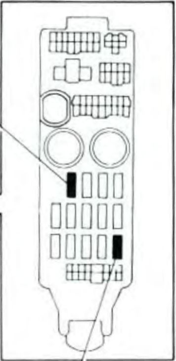 1987 G4 Toyota Celica fuse box diagram - StartMyCar