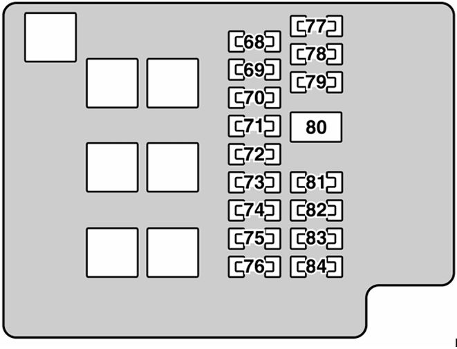 2002 Lexus LS 430 fuse box diagram - StartMyCar