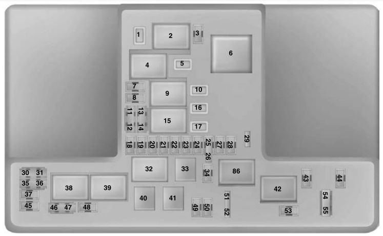 2021 Hev Ford Galaxy fuse box diagram - StartMyCar